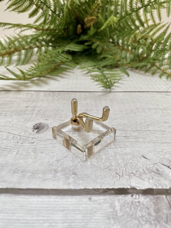 Gold Mineral and Crystal Display Stands - The Mineral Stand ...