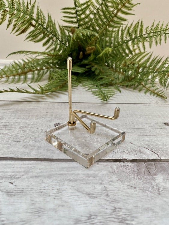 Gold Mineral and Crystal Display Stands - The Mineral Stand ...