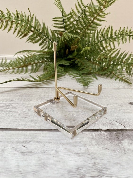 Gold Mineral and Crystal Display Stands - The Mineral Stand ...