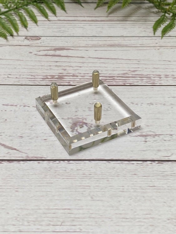 Gold Mineral and Crystal Display Stands - The Mineral Stand ...