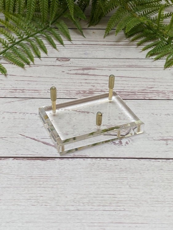 Gold Mineral and Crystal Display Stands - The Mineral Stand ...