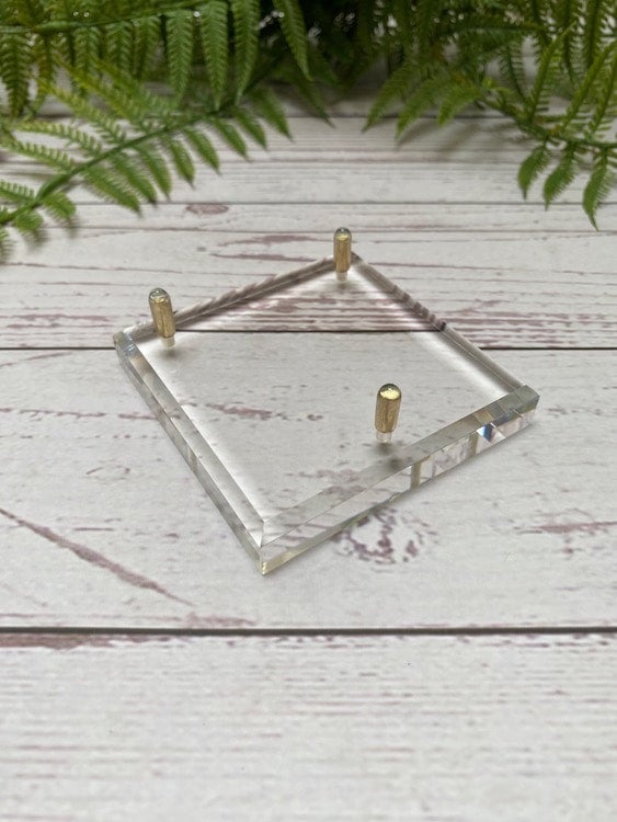 Gold Mineral and Crystal Display Stands - The Mineral Stand ...